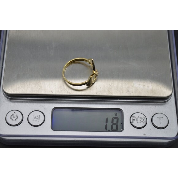 BH Jewelry | Jewelry | Real Solid K Yellow White Gold Cz Interlocking ...